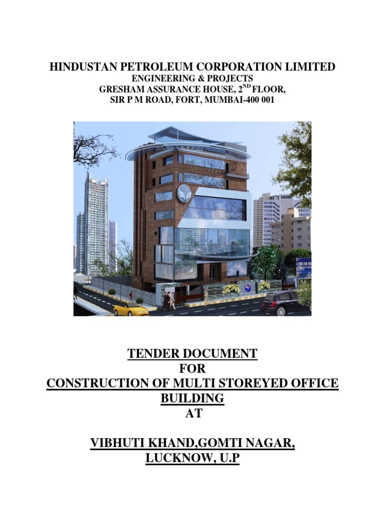 HPCL Tender | Invoice | General Contractor