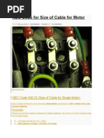 NEC Table 430.250: Motor Full-Load Amps | PDF | Electric Motor | Volt