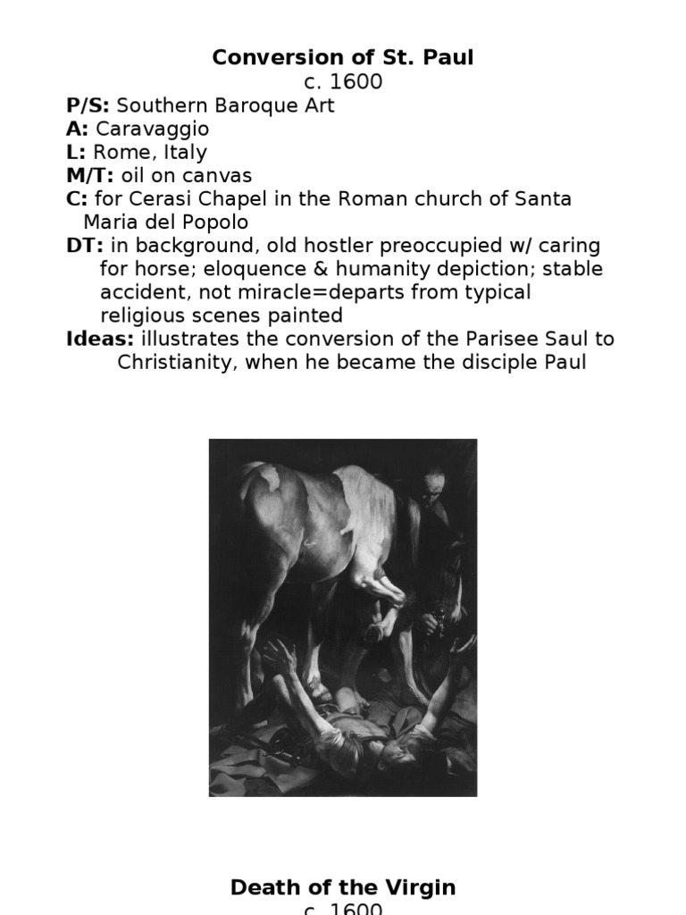 Art History Flashcards | PDF | Paintings