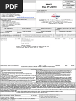 Contoh BL Jadi | PDF | Cargo | Bill Of Lading