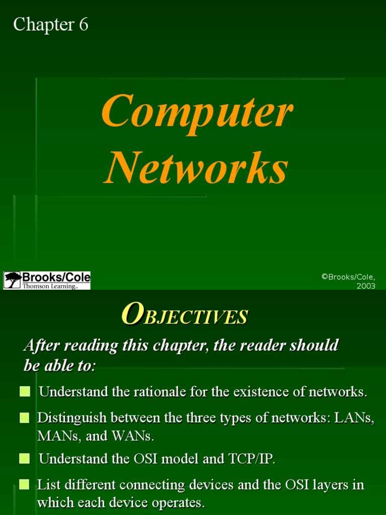 Computer Networks: ©Brooks/Cole, 2003 | PDF | File Transfer Protocol | Computer Network