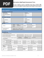 Updated RDANA Form | PDF | Sanitation | Search And Rescue