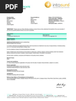 Admiral Home Insurance Policy Schedule | PDF | Insurance | Home Insurance