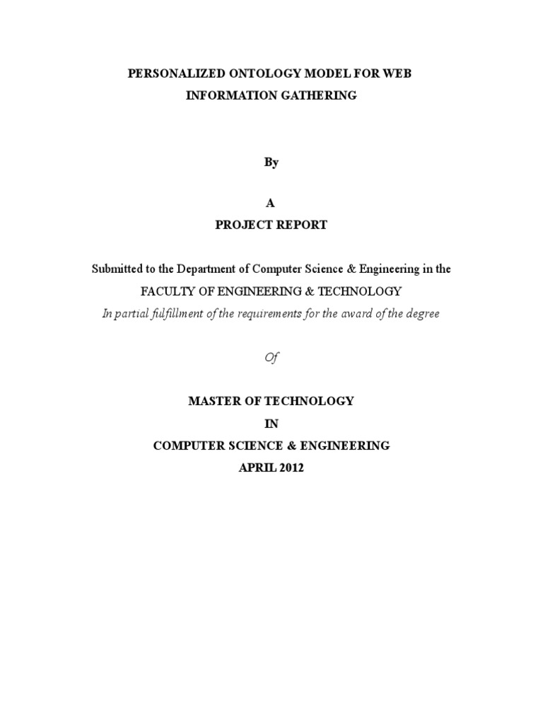 Personalized Ontology Model For Web Information Gathering | PDF | Data Mining | Microsoft Sql Server