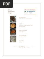 Magpantay Catering Menu and Pricing | PDF | Salad | Pasta