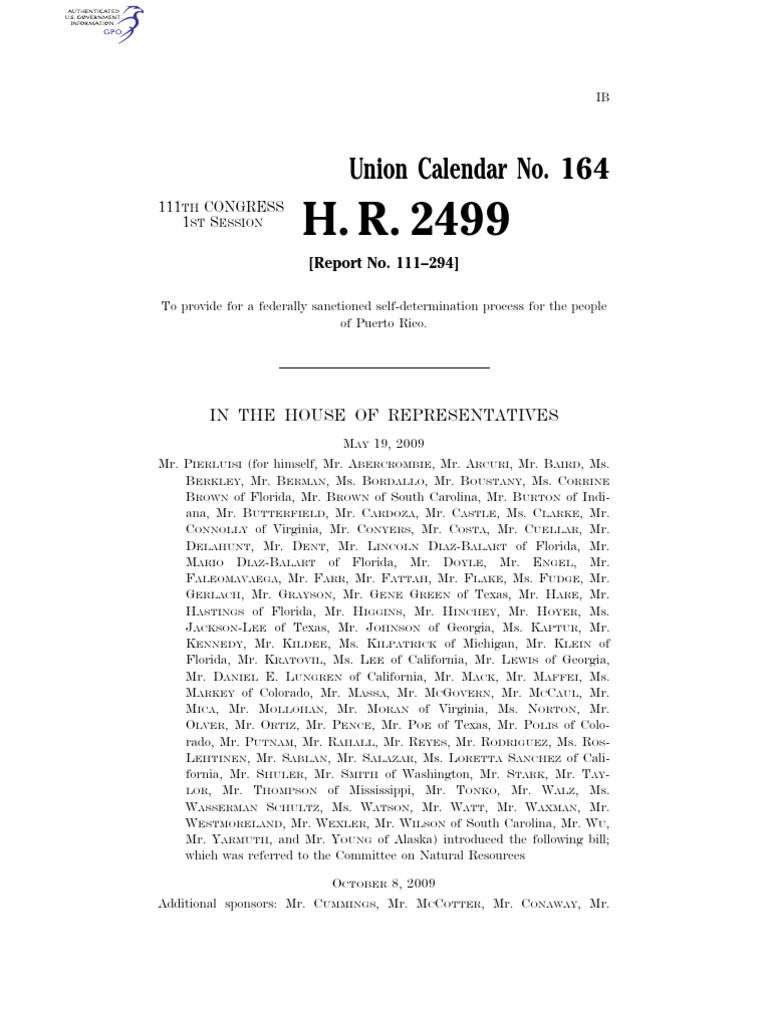 H.R. 2499 As Reported in House | PDF | U.S. State | Official Documents