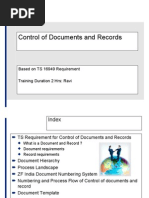 Document Control Procedure Example | Document | Specification 