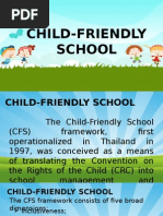 Child Friendly School System (CFSS) Checklist | PDF | Classroom | Teachers