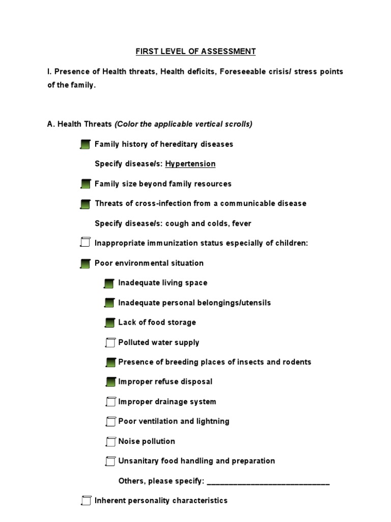 First Level of Assessment | PDF | Trust (Emotion) | Psychology