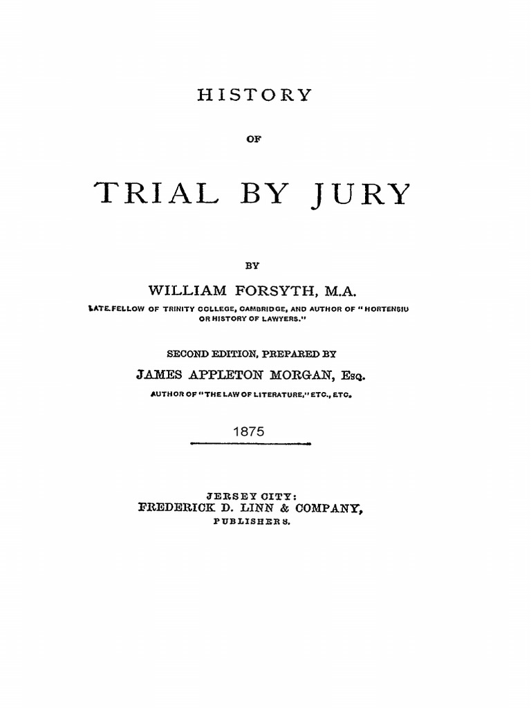 History of Trial by Jury | PDF | Jury Trial | Judge