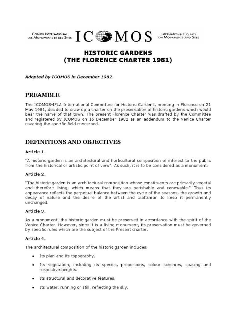 Florence Chart | PDF | Gardens | Landscape