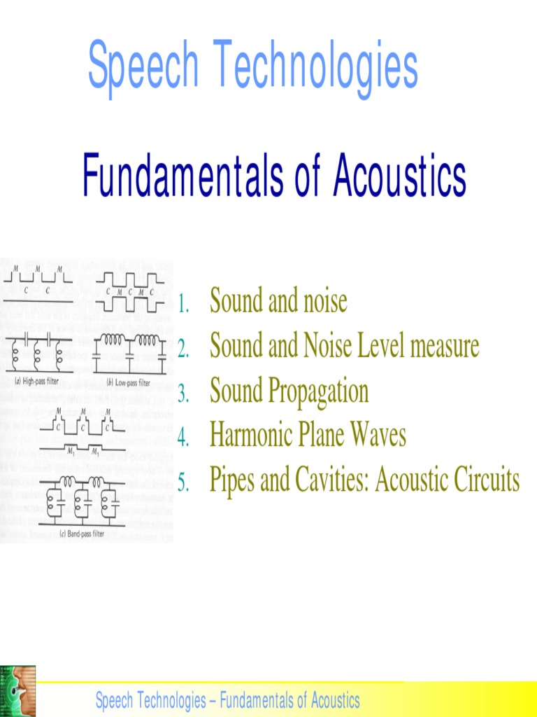 Fundamentals of Acoustics: Sound and Noise Level Measure | PDF | Sound ...