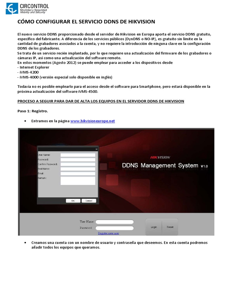 DDNS Hikvision | PDF