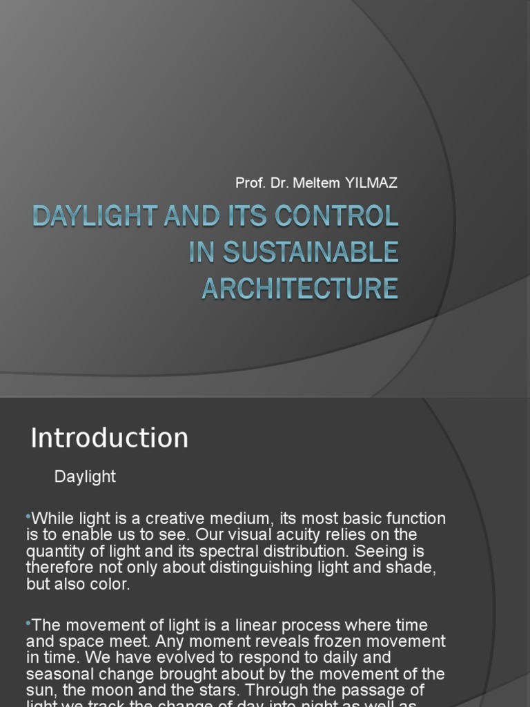Optimizing Daylight in Architectural Design | PDF | Lighting | Window
