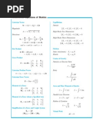 Statics Formula Sheet PDF | PDF