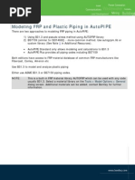 AutoPIPE QuickStart - Model Modification - Workbook | PDF | Pump | Valve