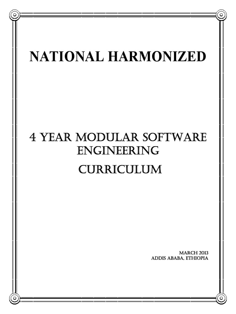 National Software Engineering Curriculum | PDF | Inheritance (Object Oriented Programming ...