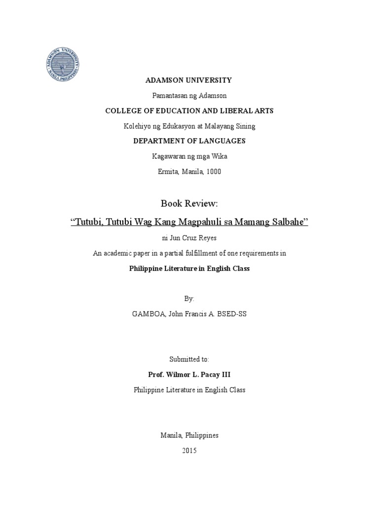 Adamson University | PDF | Philippines