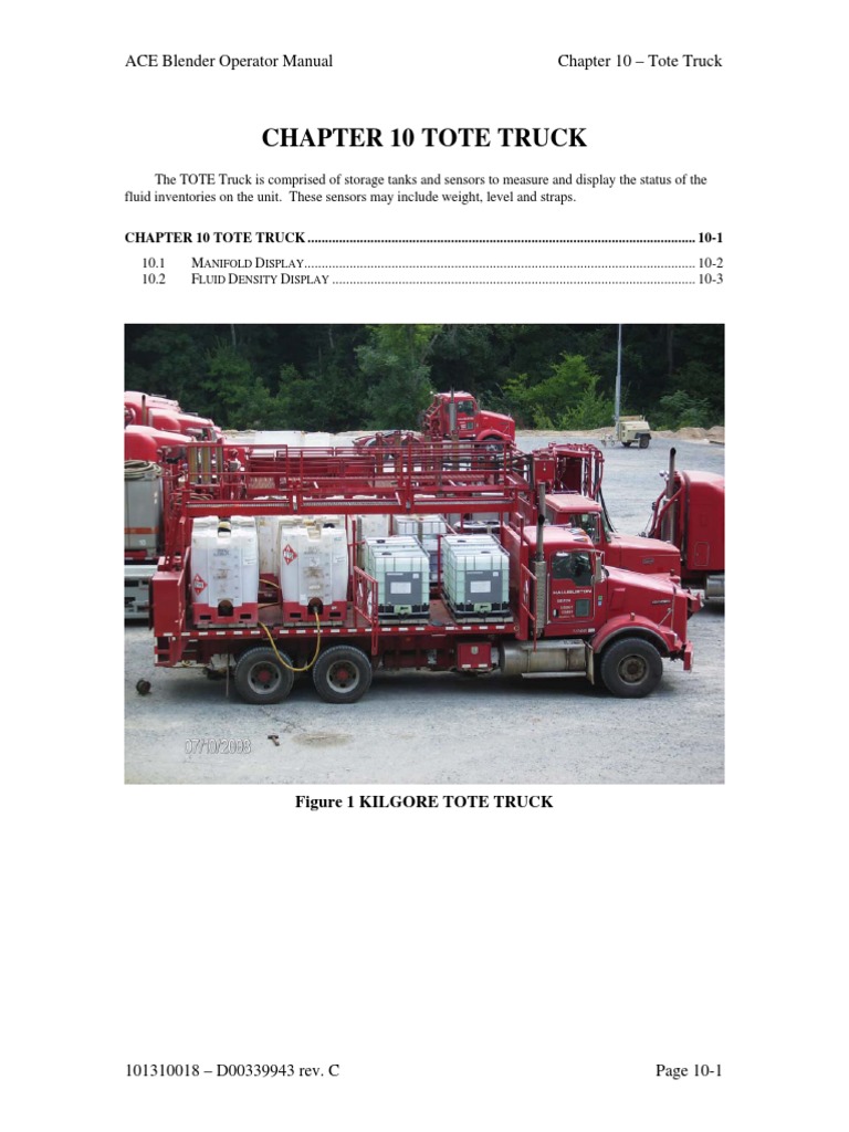 Chapter 10 Tote Truck | PDF | Volume | Density