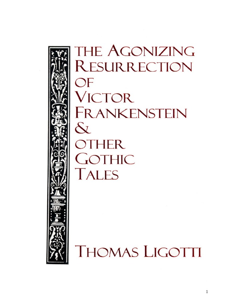 The Agonizing Resurrection of Victor Frankenstein | PDF | Count Dracula ...