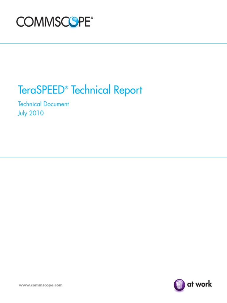 CommScope TeraSPEED Tech Report. | PDF | Wavelength Division ...