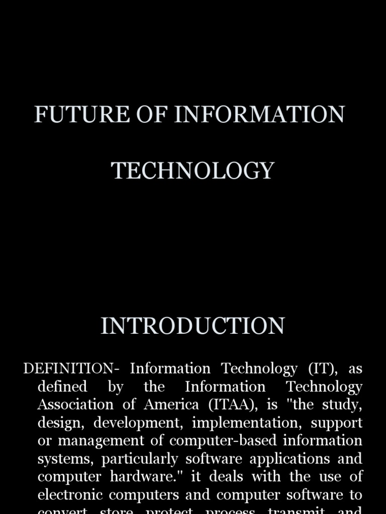Future of Information | PDF | Information | Information Technology