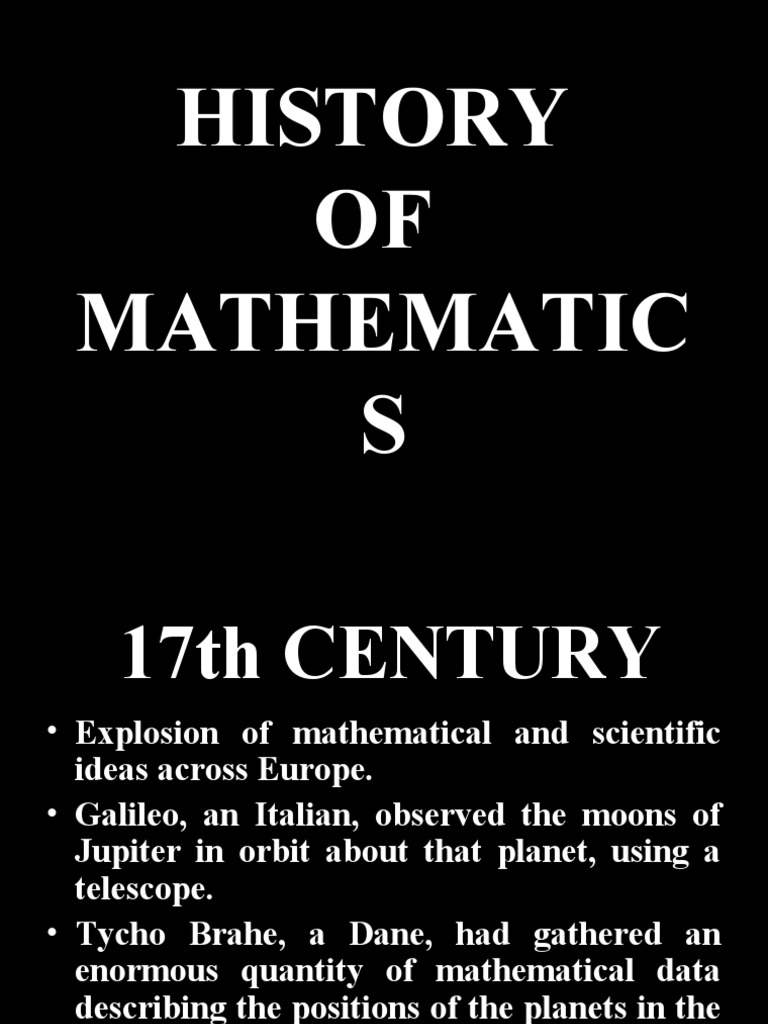 History of Mathematics | PDF | Mathematical Analysis | Mathematical Objects