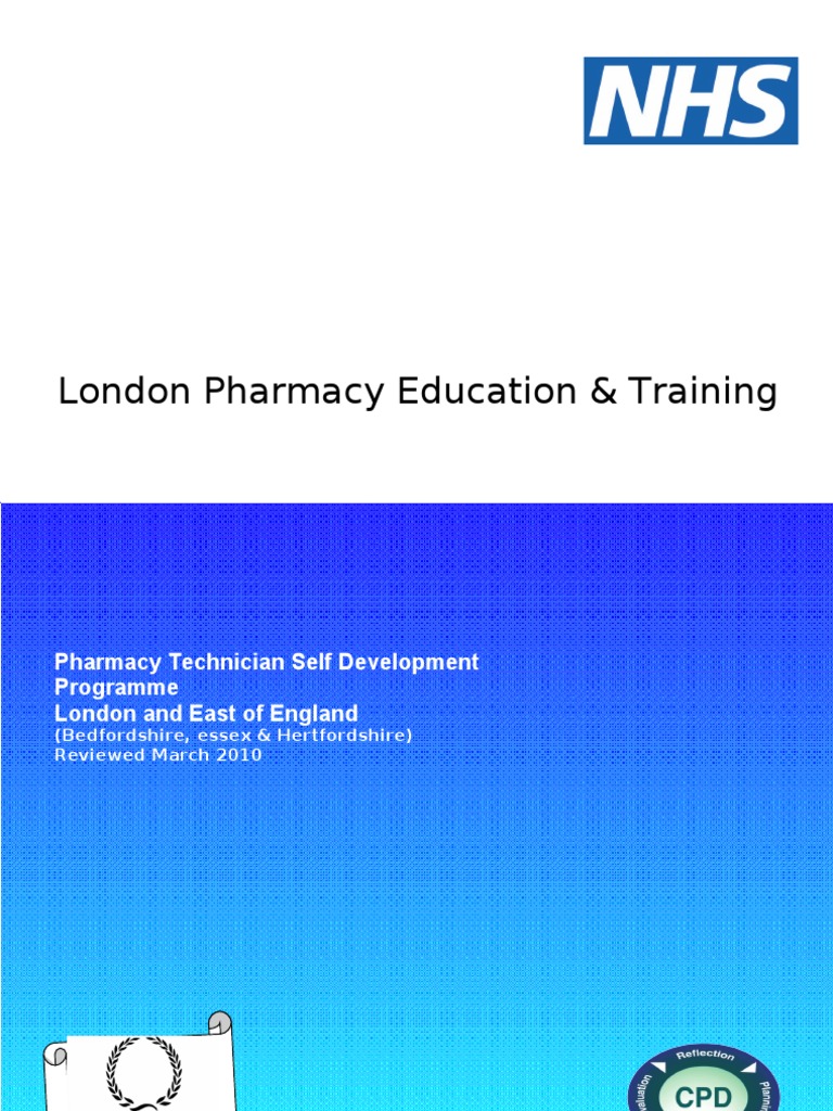 London Pharmacy Education & Training: Pharmacy Technician Self ...