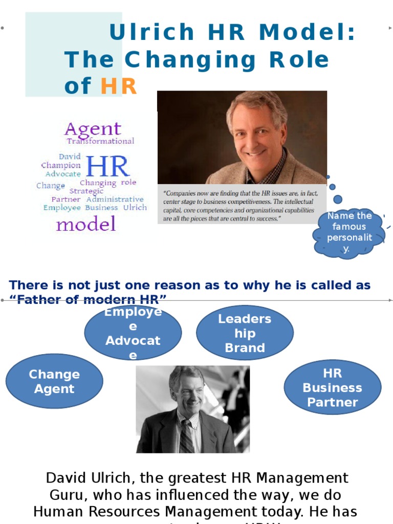 Lec3 Ulrich Model | Human Resource Management | Strategic Management