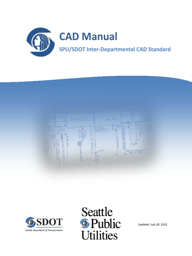 Seattle Cad Manual | PDF | Technical Drawing | Computer Aided Design