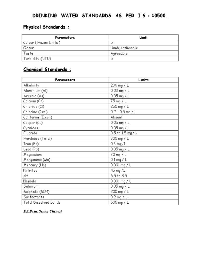 Water Quality Standards Guide | PDF