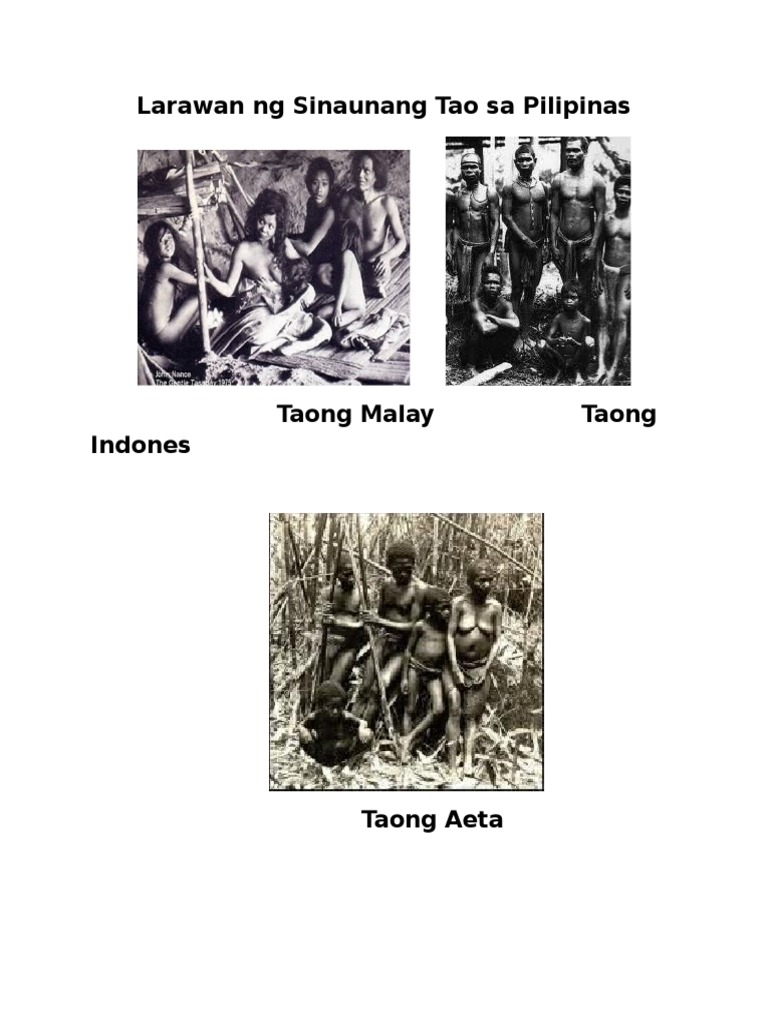 Mga Sinaunang Tao Sa Pilipinas Malay | pinakavlog