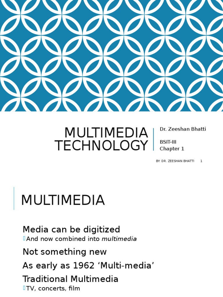 Multimedia Technology Chapter 1 Introduction | PDF | Multimedia ...