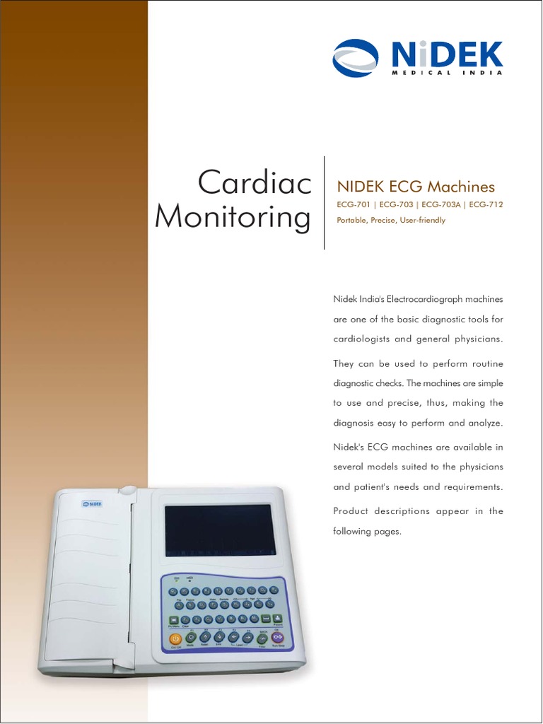 ECG Machines | PDF | Electrocardiography | Power Supply