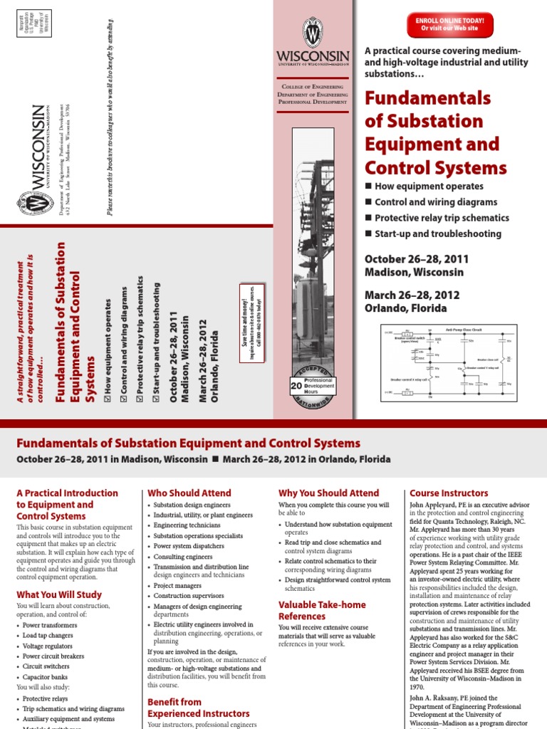 Fundamentals of Substation Equipment and Control Systems | PDF ...