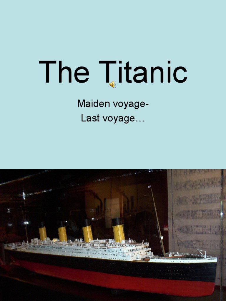Titanic Presentation | Rms Titanic | Water Transport