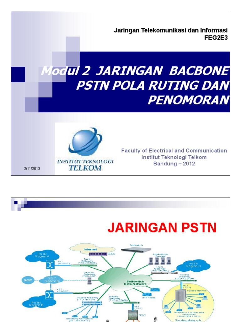 Modul 2. Jaringan Backbone, Pola Routing Dan Penomoran | PDF | Jaringan Telepon Tetap | Jaringan ...