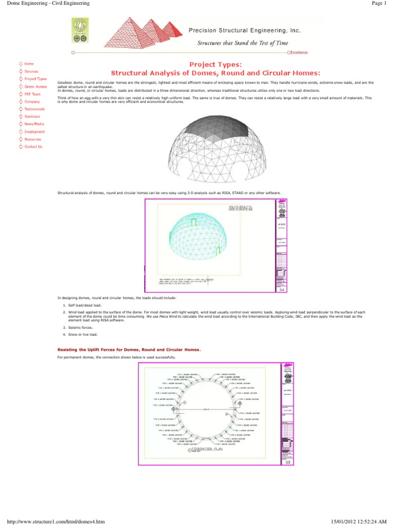 Dome Engineering - Civil Engineering | PDF | Building Engineering ...