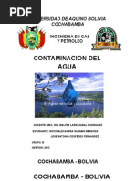 Proyecto Contaminacion Del Agua | PDF | La contaminación del agua | Agua