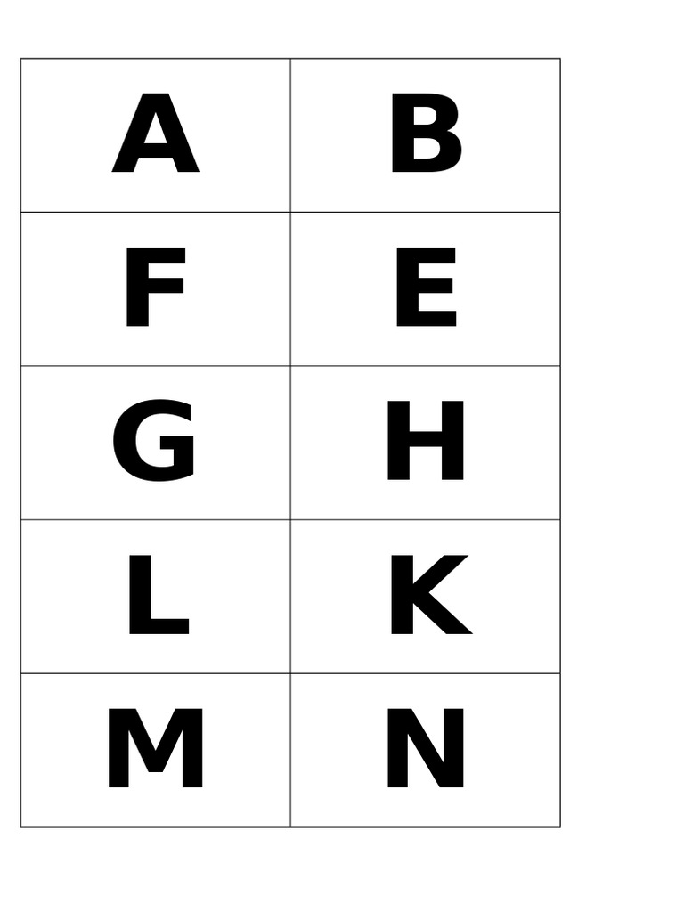 Alphabetical Character Compilation | PDF