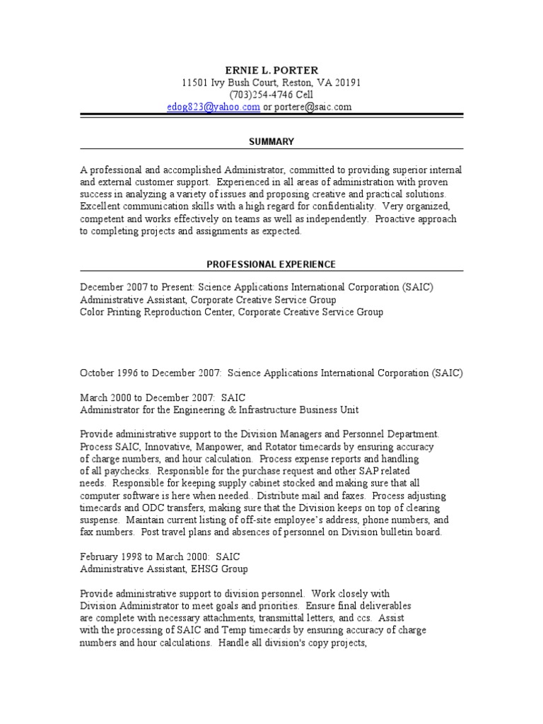 Resume of Edog823 | PDF | Mail | United States Postal Service