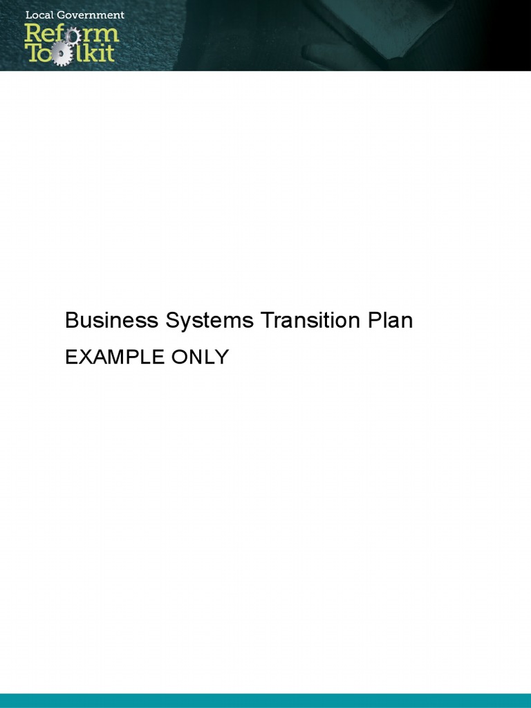 Business Systems Transition Plan 609 | PDF | Computer Network | Websites