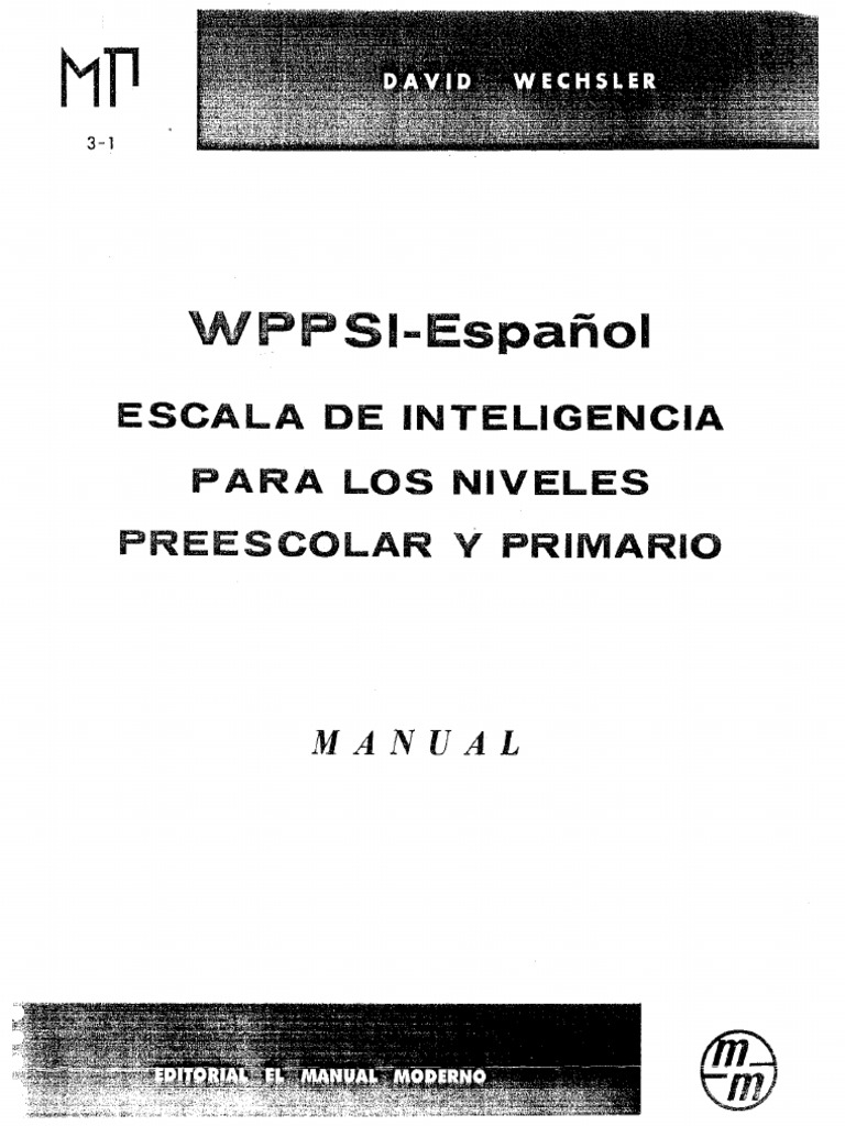 WPPSI | PDF