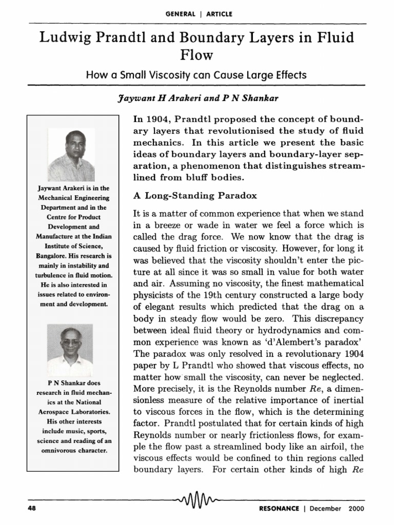 Boundary Layer | Download Free PDF | Boundary Layer | Fluid Dynamics