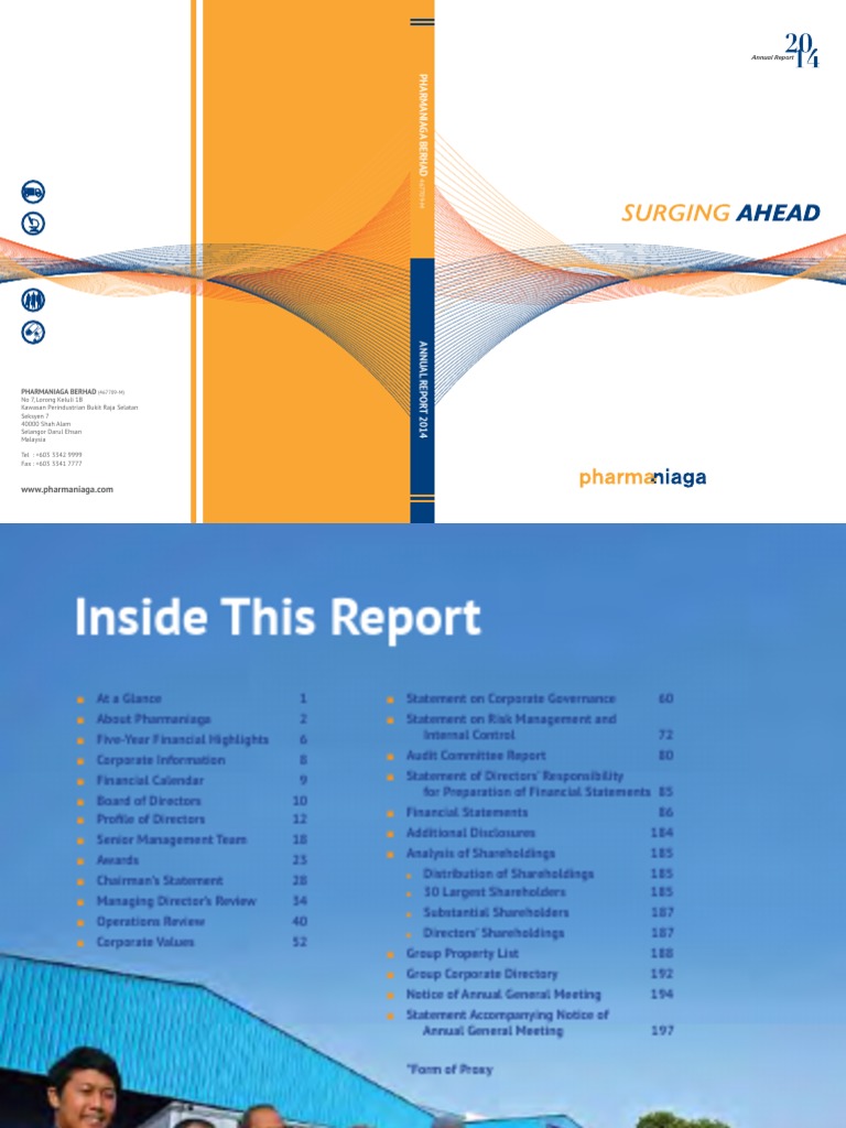 Annual Report: Pharmaniaga Berhad | PDF | Dividend | Board Of Directors
