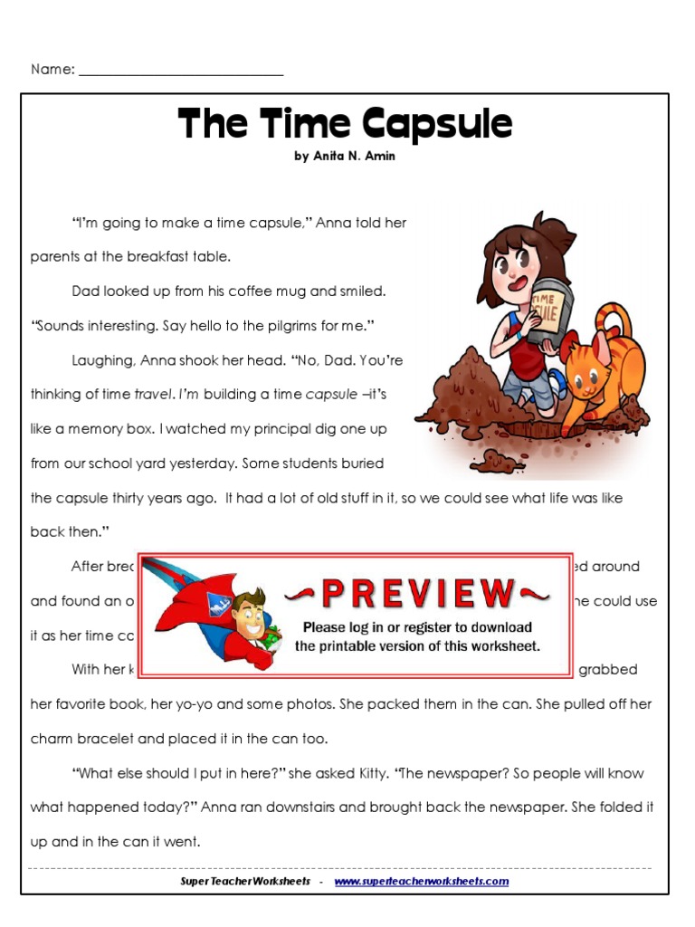 The Time Capsule: by Anita N. Amin | PDF | Leisure