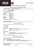 Ardrox 800 3 Aerosol MSDS | PDF | Fires | Personal Protective Equipment