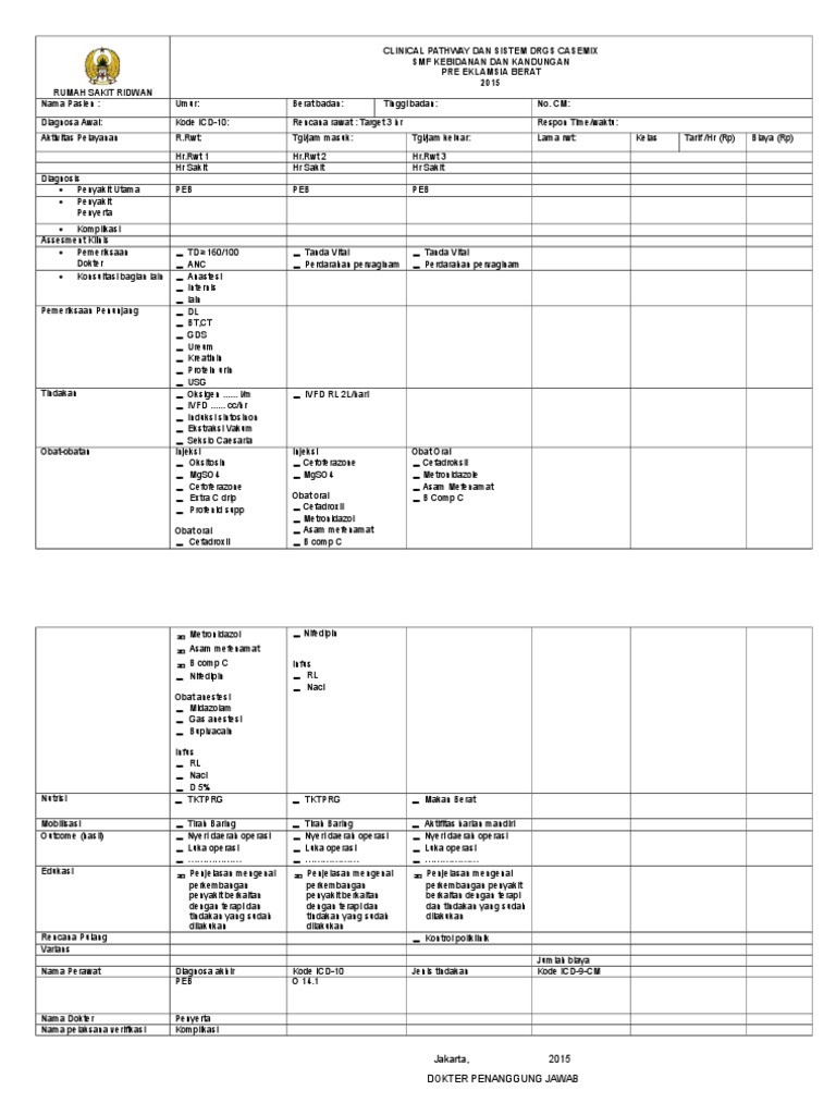 Clinical Pathway Dan Sistem Drgs Casemix Peb | PDF