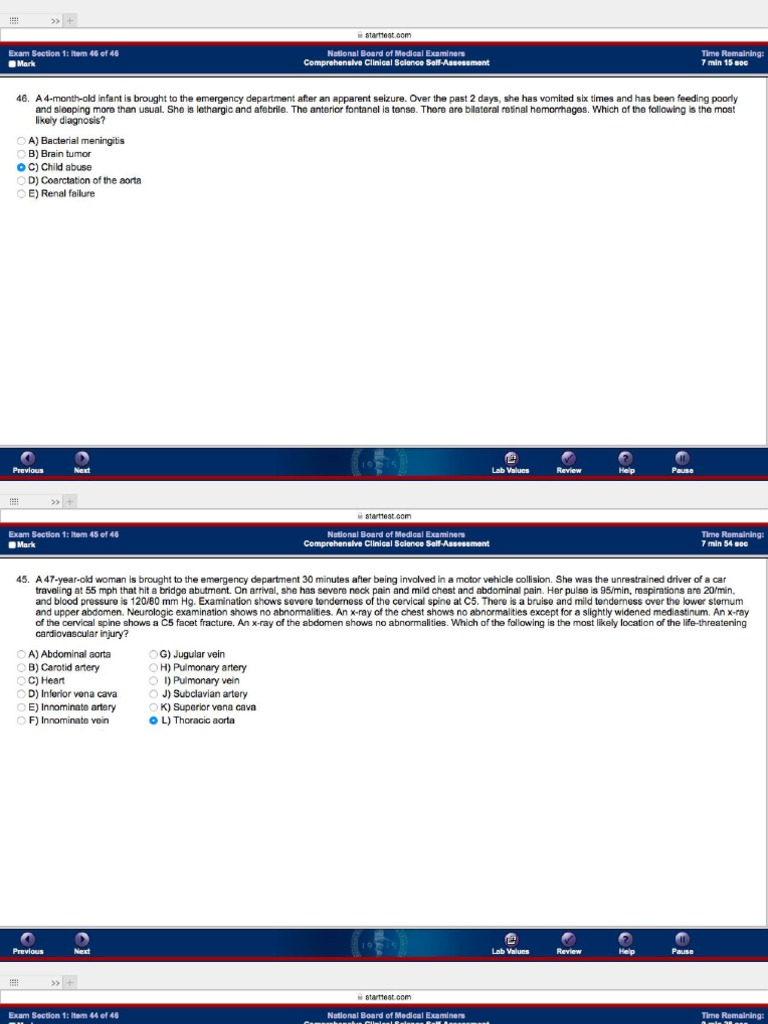 NBME 7 CK Block 1 | PDF