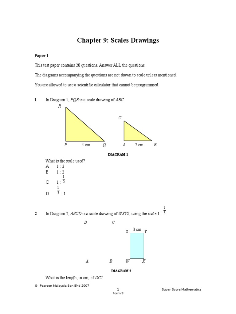 Form 3 - Chapter 9 | PDF | Map | Shape